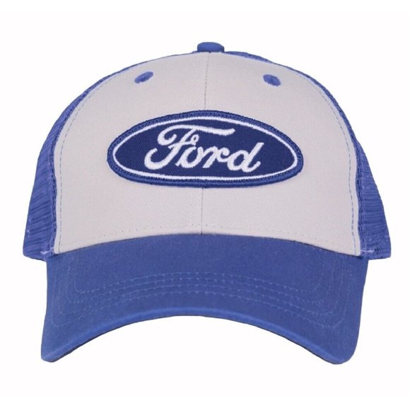 Capsmith | Accessories | Ford Logo Embroidered Patch Mesh Cap Hat New ...